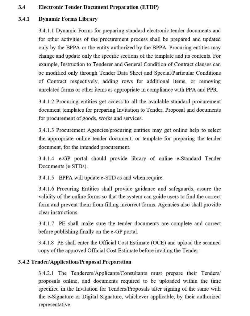 সংশোধিত ই-জিপি গাইড লাইন ২০২৫ (Revised e-GP Guideline 2025) - প্রকিউরমেন্ট বিডি | Procurement BD