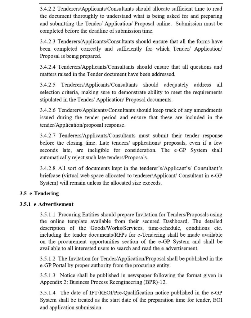 সংশোধিত ই-জিপি গাইড লাইন ২০২৫ (Revised e-GP Guideline 2025) - প্রকিউরমেন্ট বিডি | Procurement BD